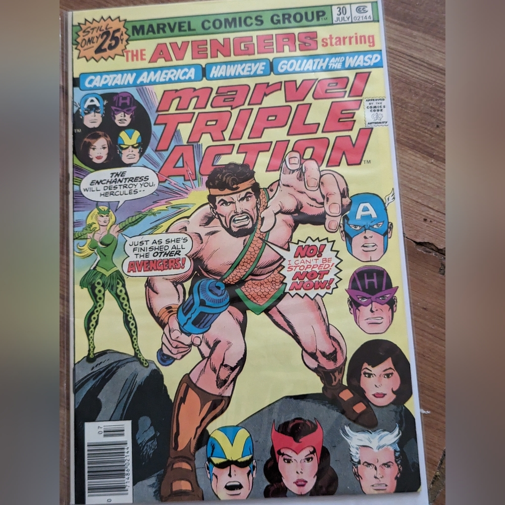 Vintage Marvel Triple Action #30 July Comic Book - Gem